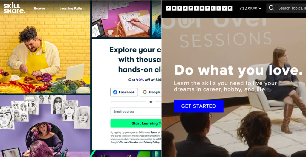 CreativeLive vs Skillshare: Comparing the Best Learning Platforms of 2023
